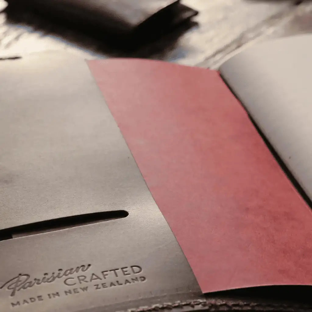 NZ Made Leather Notebooks | Parisian Crafted NZ